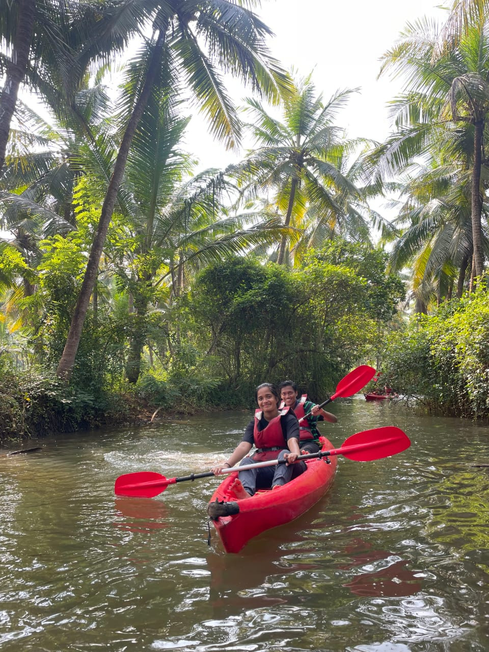 Kayaking Activity in the Backwaters of River Shambhavi | Canara College ...