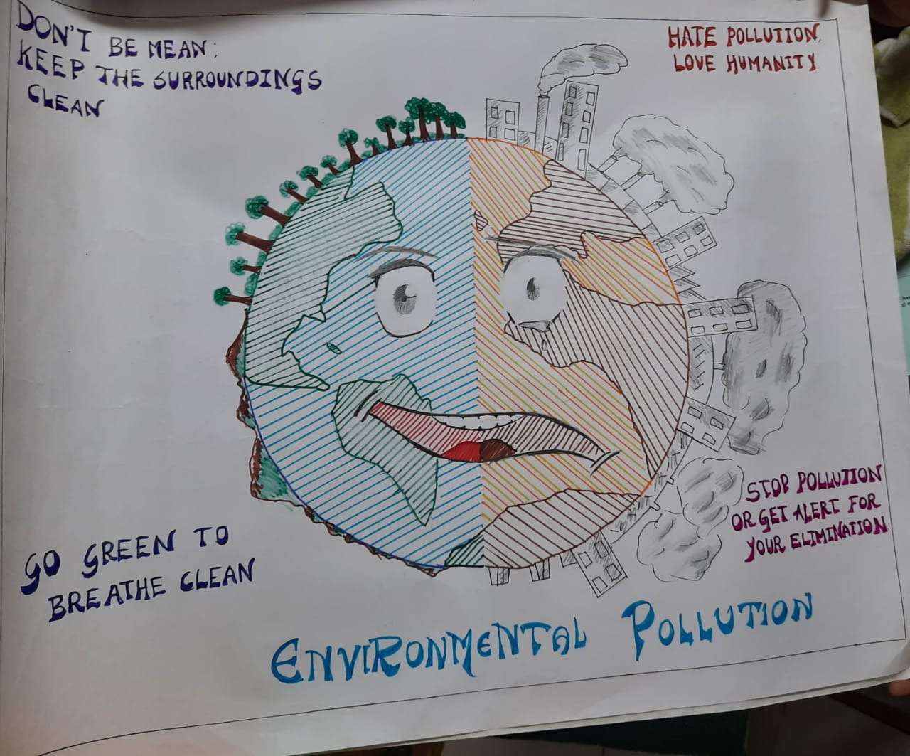 Poster- making activity on “Awareness of Environment Pollution ...